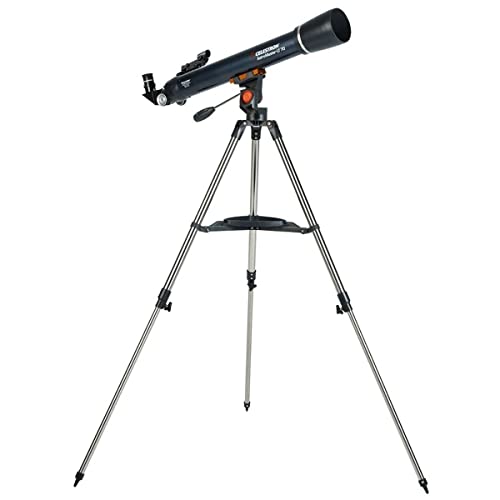 Celestron – AstroMaster LT 70AZ Refractor Telescope – Easy-to-Use Telescope for Beginners with Full-Height Tripod Included – BONUS Astronomy Software Package