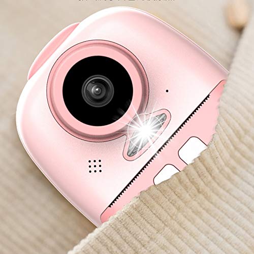 LKYBOA Children's Camera Toy Camera Digital High-Definition Travel Gift Stand That Can Take and Print Photos (Color : A)