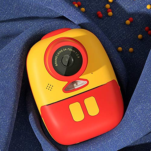 LKYBOA Children's Camera Toy Camera Digital High-Definition Travel Gift Stand That Can Take and Print Photos (Color : A)