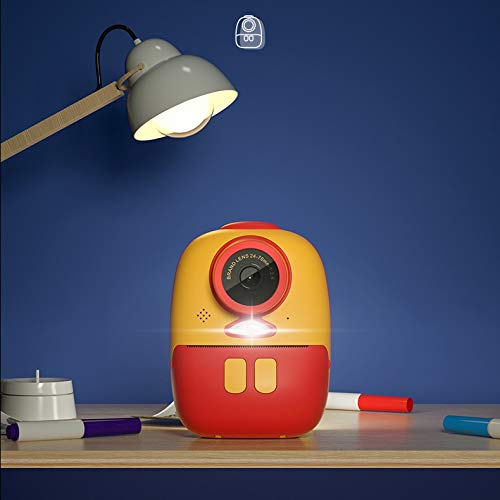 LKYBOA Children's Camera Toy Camera Digital High-Definition Travel Gift Stand That Can Take and Print Photos (Color : A)