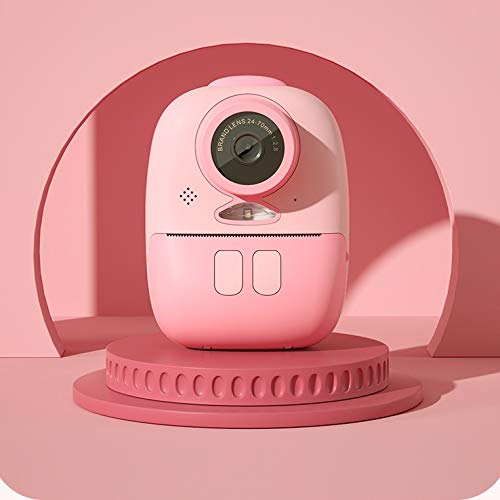LKYBOA Children's Camera Toy Camera Digital High-Definition Travel Gift Stand That Can Take and Print Photos (Color : A)