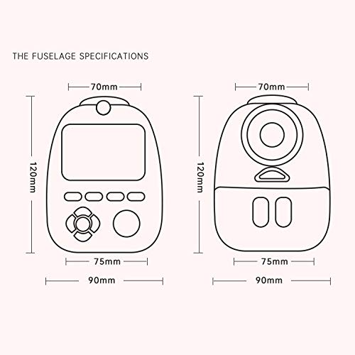 LKYBOA Children's Camera Toy Camera Digital High-Definition Travel Gift Stand That Can Take and Print Photos (Color : A)
