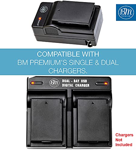 BM Premium 3 Pack of LP-E10 Batteries for Canon EOS Rebel T3, T5, T6, T7, Kiss X50, Kiss X70, EOS 1100D, EOS 1200D, EOS 1300D, EOS 2000D Digital Cameras