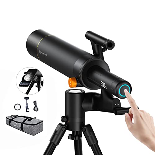 BeaverLAB TW1 Pro Telescope Smart Digital Refracting Astronomy Telescopes, Portable and Lightweight, Long Focal Length, HD Video, 4K Resolution, WiFi Connected, with APP, 400-1600x Magnification