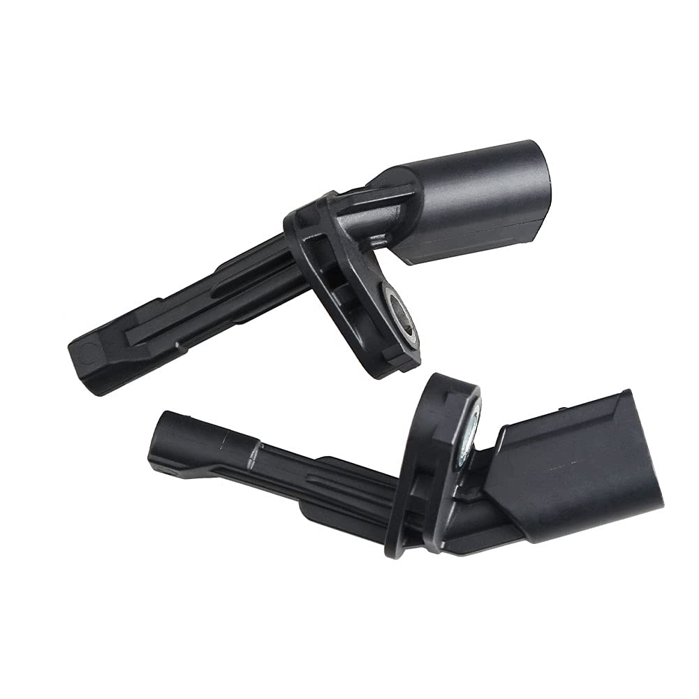 WMPHE 2 Pcs Rear ABS Wheel Speed Sensor Compatible with Audi TT, VW Amarok Beetle Bora CC Golf GTI Jetta Passat Rabbit, Seat Leon, Porsche Carrera GT, Replacement for 1K0927807, 1K0927808