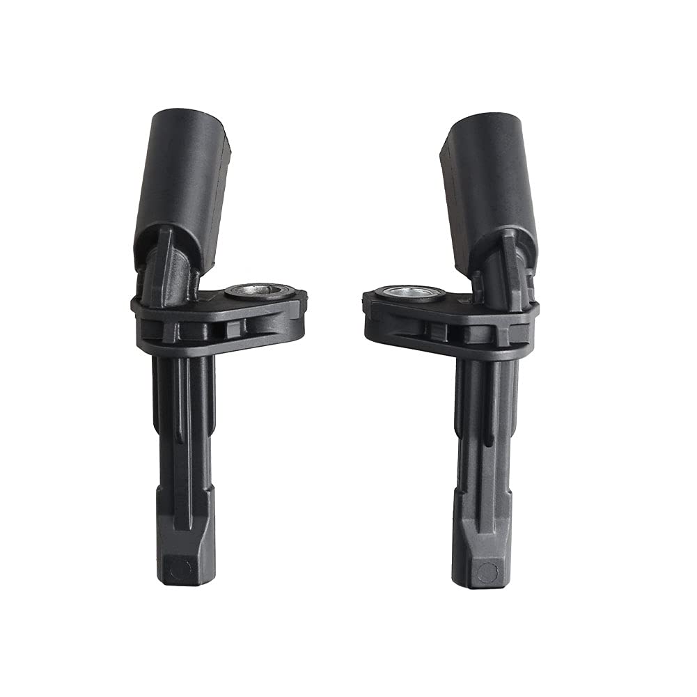 WMPHE 2 Pcs Rear ABS Wheel Speed Sensor Compatible with Audi TT, VW Amarok Beetle Bora CC Golf GTI Jetta Passat Rabbit, Seat Leon, Porsche Carrera GT, Replacement for 1K0927807, 1K0927808