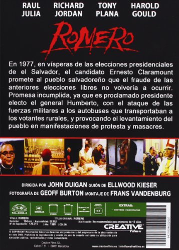 Romero (Import Movie) (European Format - Zone 2) (2012) Raul Julia; Richard Jordan; Ana Alicia; Eddie Velez