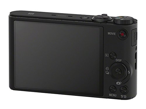 Sony DSCWX350 18 MP Digital Camera (Black) (Renewed)
