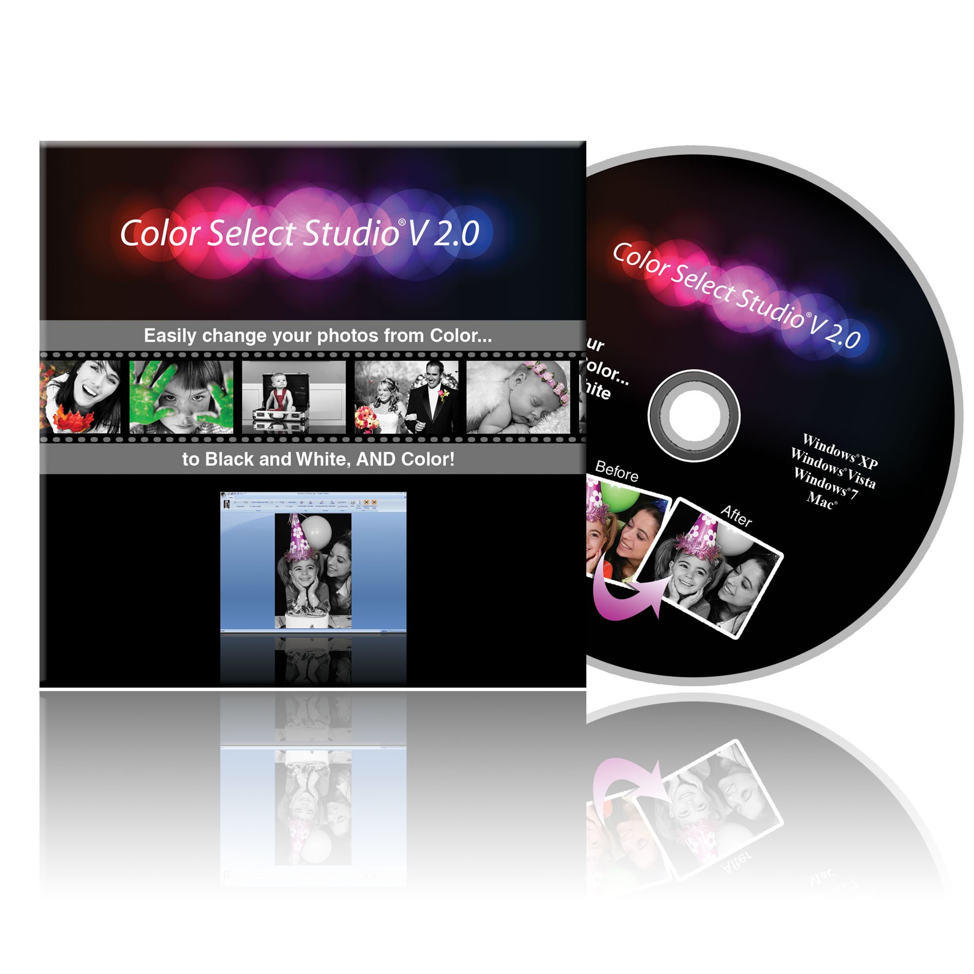 Color Select Studio - Easily Change Pictures From Color... to Black and White, and Color
