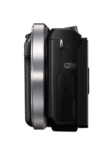 Sony NEX-5R/B 16.1 MP Mirrorless Digital Camera with 3-Inch LCD - Body Only (Black)