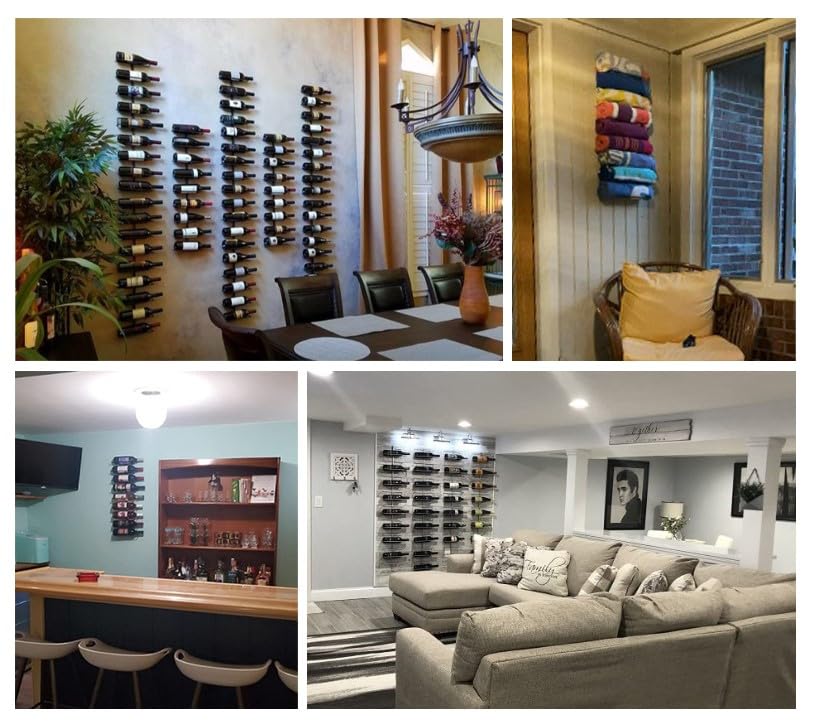 Sorbus® Wall Mount Wine Rack (Holds 9 Bottles)