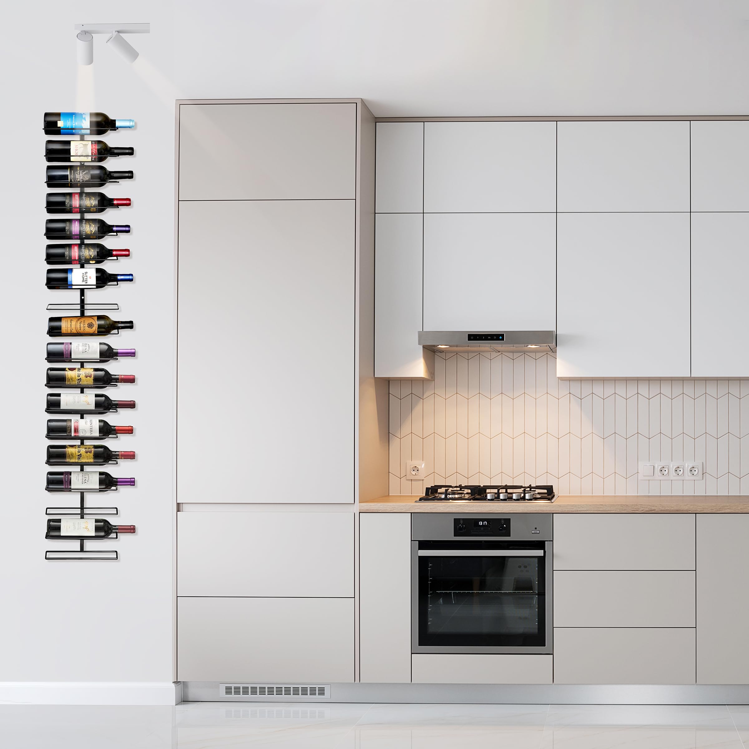 Sorbus® Wall Mount Wine Rack (Holds 9 Bottles)
