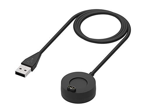 2-Pack Charger Compatible with Garmin Venu 2/Venu Sq 2/Venu Sq/Venu/Venu 2 Plus/Venu 2S Charger Cradle Dock Replacement Portable Charging Station + USB Cable Cord