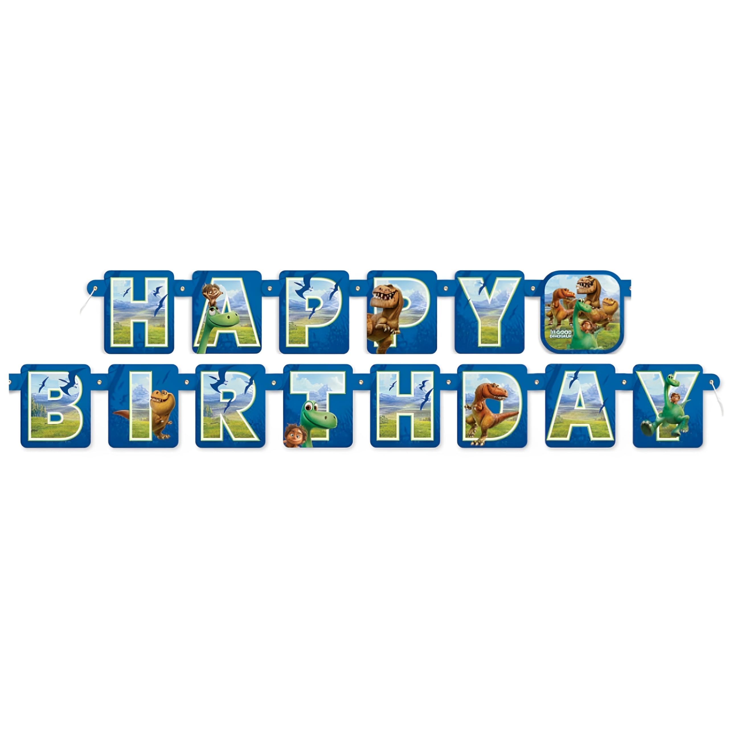 The Good Dinosaur Birthday Jointed Banner - 12 Ft | Multicolor | 1 Pc