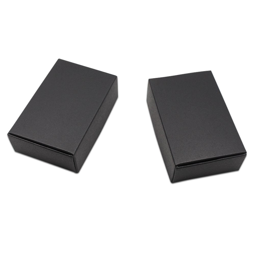 30 Pieces 3.1x2.3x0.8 inch Mini Crafts Small Cardboard Gift Boxes Kraft Paper Packing Boxes Cardboard Package Box Visit Card Handmade Party Kraft Paper Packaging Case