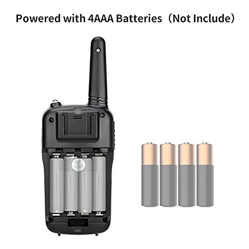 Walkie Talkies for Adults,Kalisnhon walkie talkies with 22 FRS Channels,walkie Talkie Long Range with Flashlight VOX LCD Display Two Way radios for Cycling Camping Hiking(2 Pack)