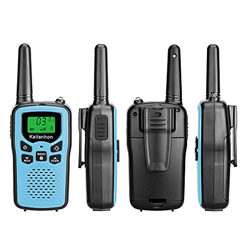 Walkie Talkies for Adults,Kalisnhon walkie talkies with 22 FRS Channels,walkie Talkie Long Range with Flashlight VOX LCD Display Two Way radios for Cycling Camping Hiking(2 Pack)