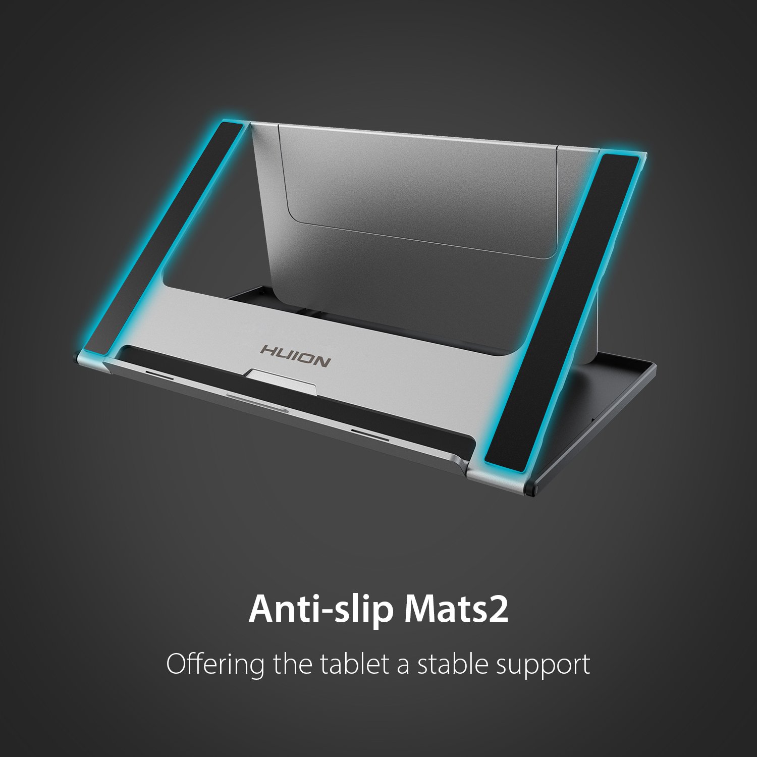 HUION ST200 Adjustable Drawing Tablet Stand Portable Desk Stand for 10-16 inchs Graphics Pen Display Kamvas 13, Kamvas 12, Kamvas 16 2021, Kamvas Pro 16/Pro 12/Pro 13, iPad Pro, Cintiq 16, Wacom One