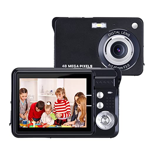 Digital Cameras for Photography Compact Waterproof Action Camera with 2.7K Ultra HD Video, 48MP Frame Grabs, Image Sensor, Live Streaming, Stabilization,Digital Camera Full HD Video Camera (Color : A