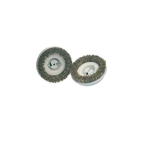 Koblenz 45-0134-2 Floor Scrubbing Brushes, 2-Pack, Standard, Beige/White