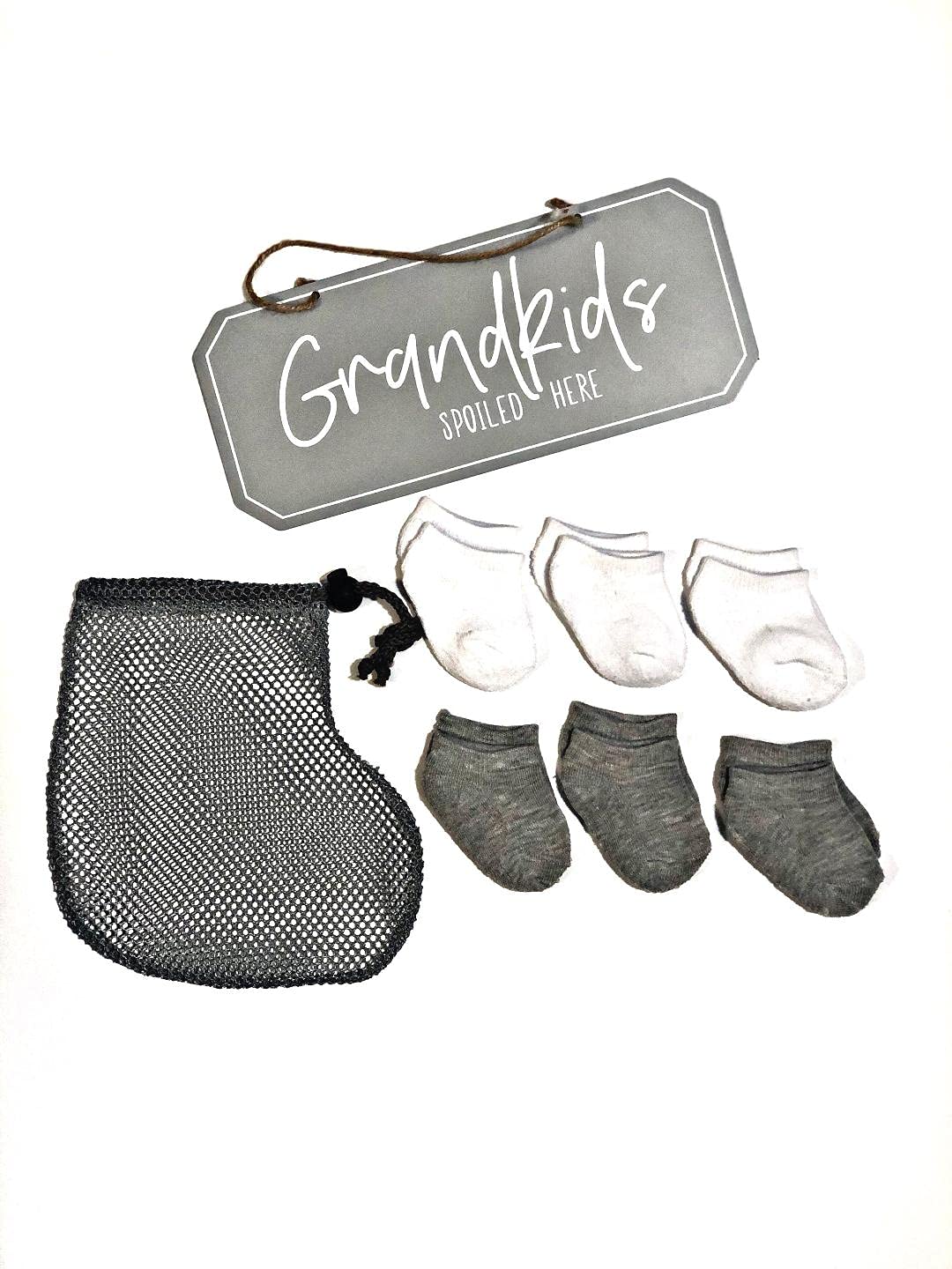 Generic Laundry Bags for Newborn Babies 3 pack, NB-10012, Laundry Bag - 3 Pack - White, Gray and Black, 1.5