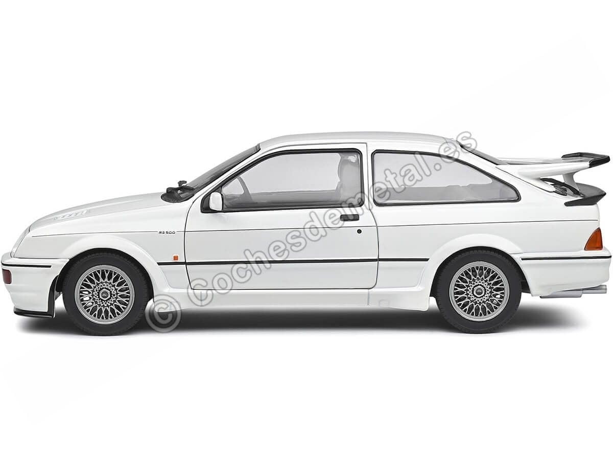 Solido S1806104 1:18 1987 Sierra RS500-White Ford Collectible Miniature car, White