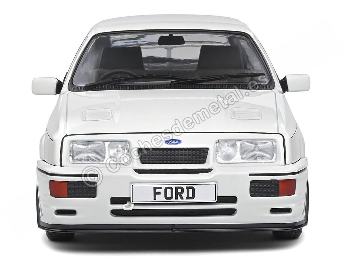 Solido S1806104 1:18 1987 Sierra RS500-White Ford Collectible Miniature car, White