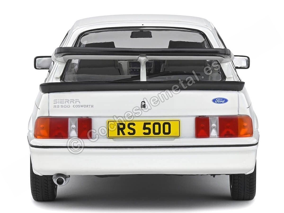 Solido S1806104 1:18 1987 Sierra RS500-White Ford Collectible Miniature car, White