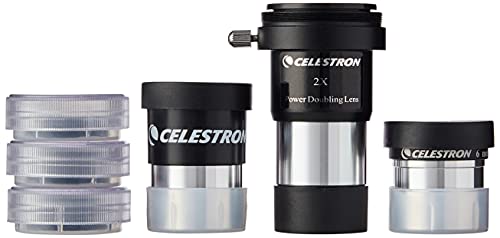 Celestron - AstroMaster 130EQ Newtonian Telescope - Reflector Telescope for Beginners - Fully-Coated Glass Optics - Bonus Astronomy Software Package & AstroMaster Telescope Accessory Kit
