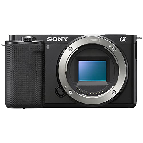 Sony ZV-E10 Mirrorless Alpha APS-C Vlog Camera Body and 70-350mm F4.5-6.3 G OSS Super-Telephoto Lens SEL70350G ILCZV-E10/B Black Bundle with Deco Gear Case, Extra Battery, Photo Video Accessories Kit