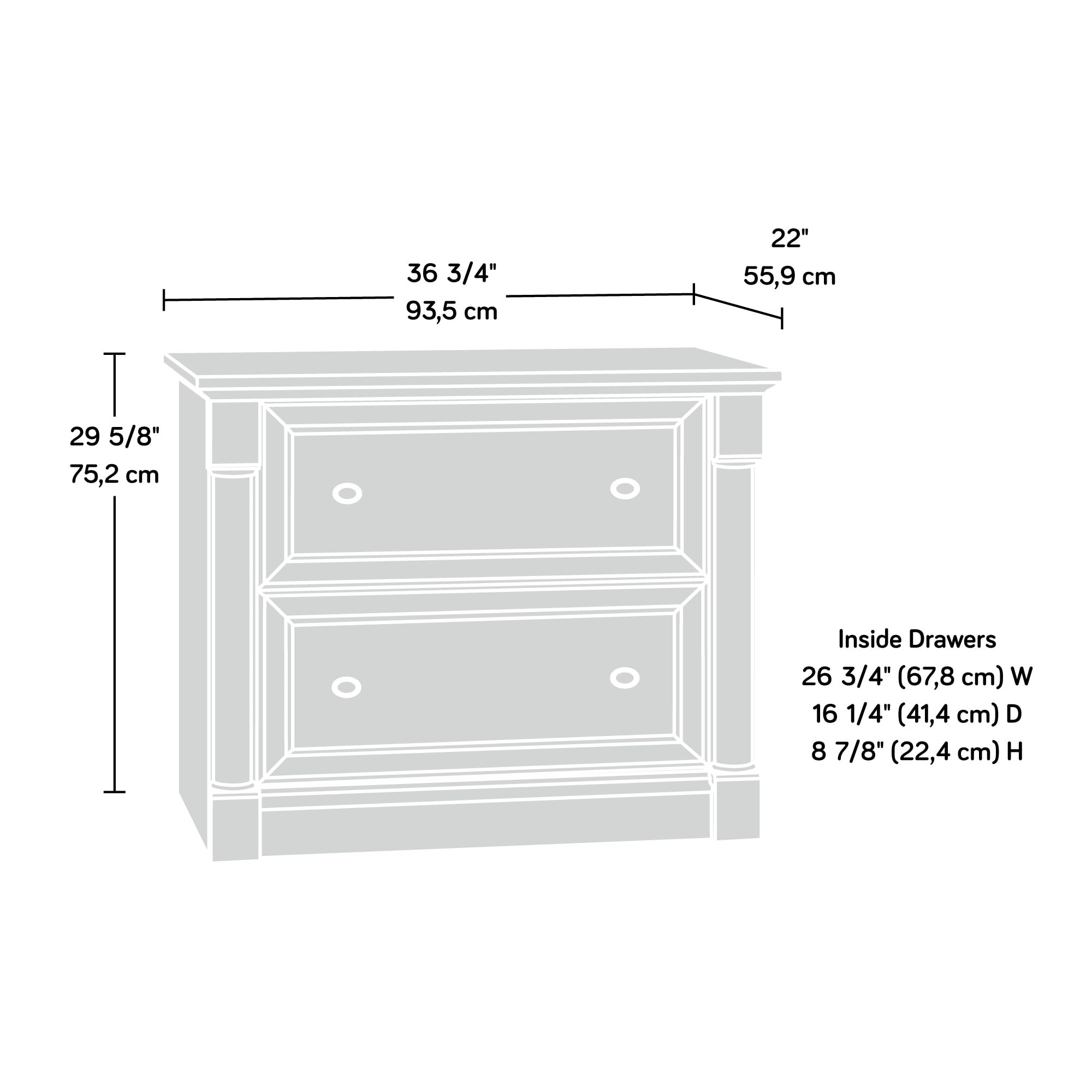 Sauder Palladia Lateral File, Select Cherry finish