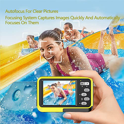 Digital Cameras for Photography Compact Waterproof Action Camera with 2.7K Ultra HD Video, 48MP Frame Grabs, Image Sensor, Live Streaming, Stabilization,Digital Camera Full HD Video Camera (Color : C