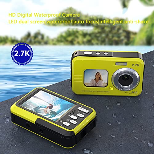 Digital Cameras for Photography Compact Waterproof Action Camera with 2.7K Ultra HD Video, 48MP Frame Grabs, Image Sensor, Live Streaming, Stabilization,Digital Camera Full HD Video Camera (Color : C