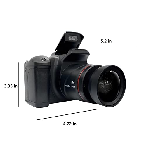 New Digital Camera 16mp 2.4 Inch LCD Screen 16x Digital Zoom 720p Digital Camera Small Camera for Teens Students Boys Girls Seniors,Best Birthday Gifts