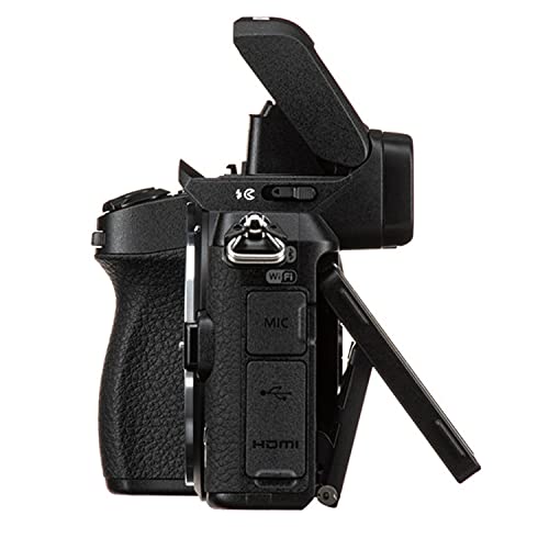 Nikon Z50 Mirrorless Digital Camera 20.9MP Body (No Lens) + Shot-Gun Microphone + LED Always on Light+ 64GB Extreme Speed Card, Gripod, Case, and More (26pc Video Bundle)