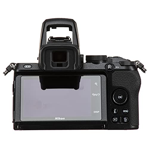 Nikon Z50 Mirrorless Digital Camera 20.9MP Body (No Lens) + Shot-Gun Microphone + LED Always on Light+ 64GB Extreme Speed Card, Gripod, Case, and More (26pc Video Bundle)