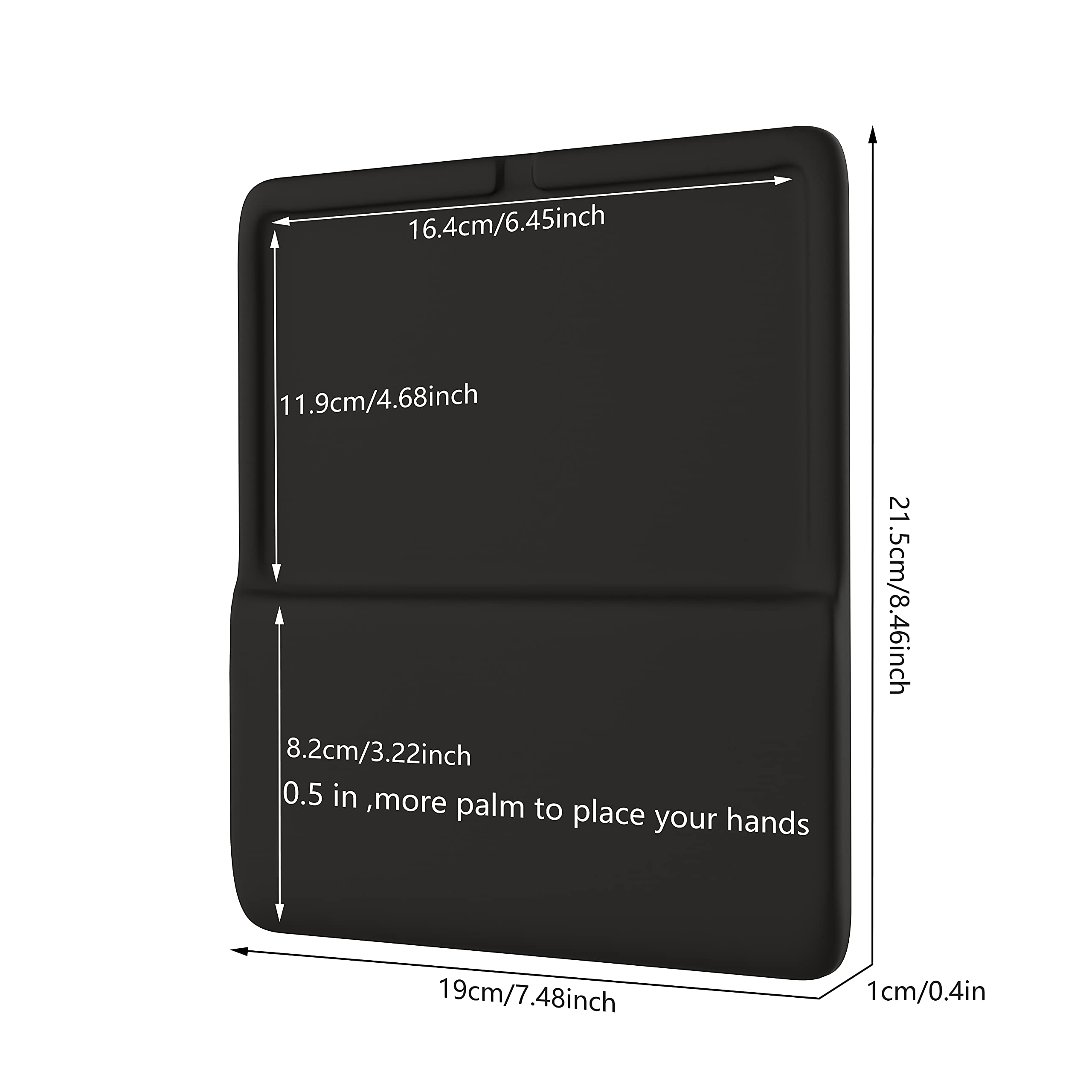 Wrist Rest for Magic Trackpad 2(MJ2R2LL/A, A1535), Wrist Rest Relieve Pain & Fatigue, Black