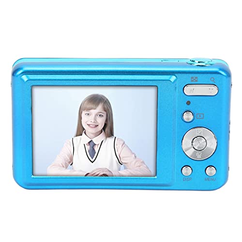 Digital Camera for Kids Boys and Girls, 48MP Children Camera with 2.7in TFT Display, HD 8X Optical Zoom Portable Digital Camera Mini Vlogging Camera, for Students Teens Kids (Blue)