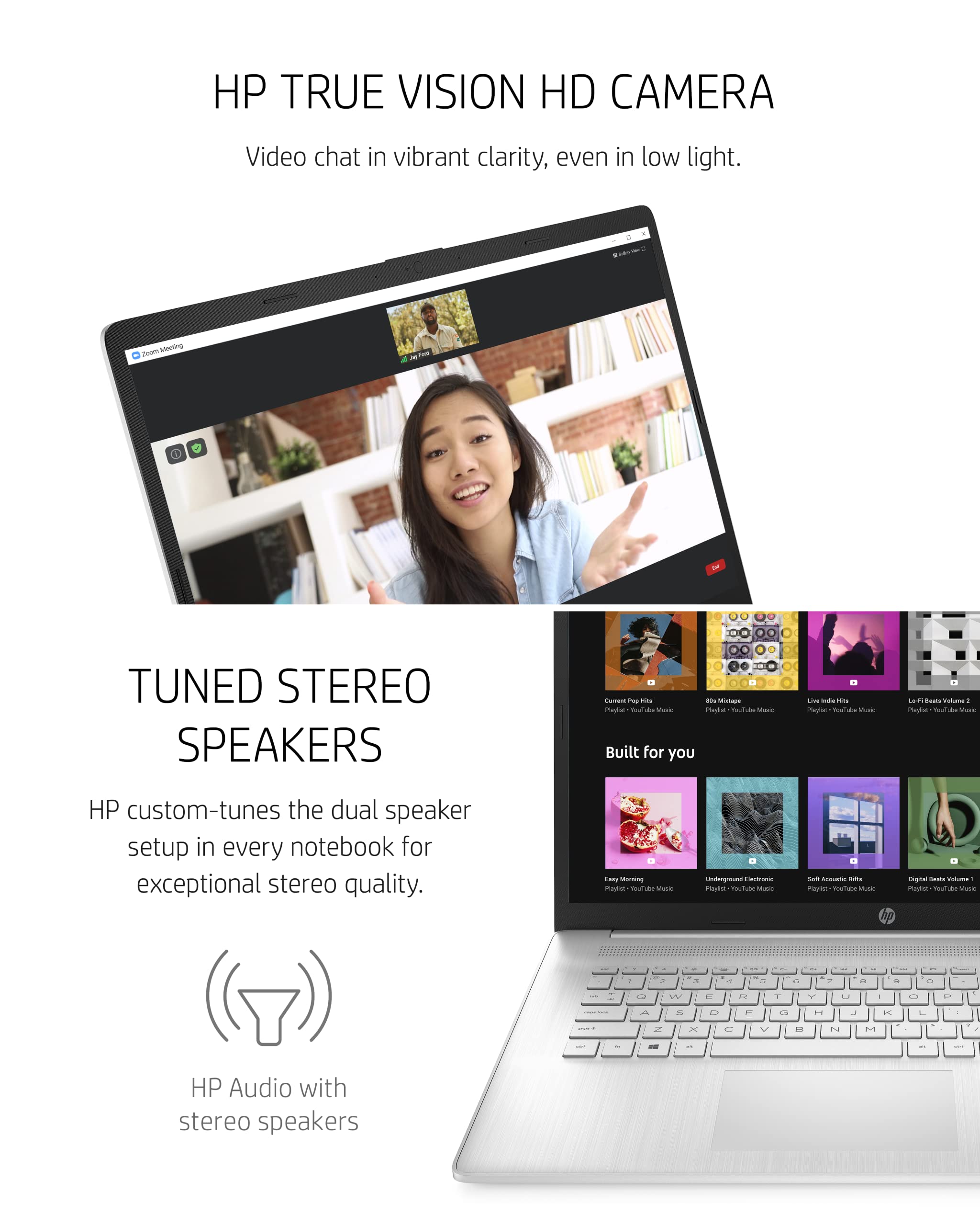 HP 17 Laptop PC, 11th Gen Intel Core i5-1155G7, 8 GB RAM, 512 GB SSD Storage, 17.3-inch Full HD IPS Display, Windows 11 Home, Anti-Glare Screen, Long Battery Life, Webcam & Mics (17-cn1020nr, 2021)