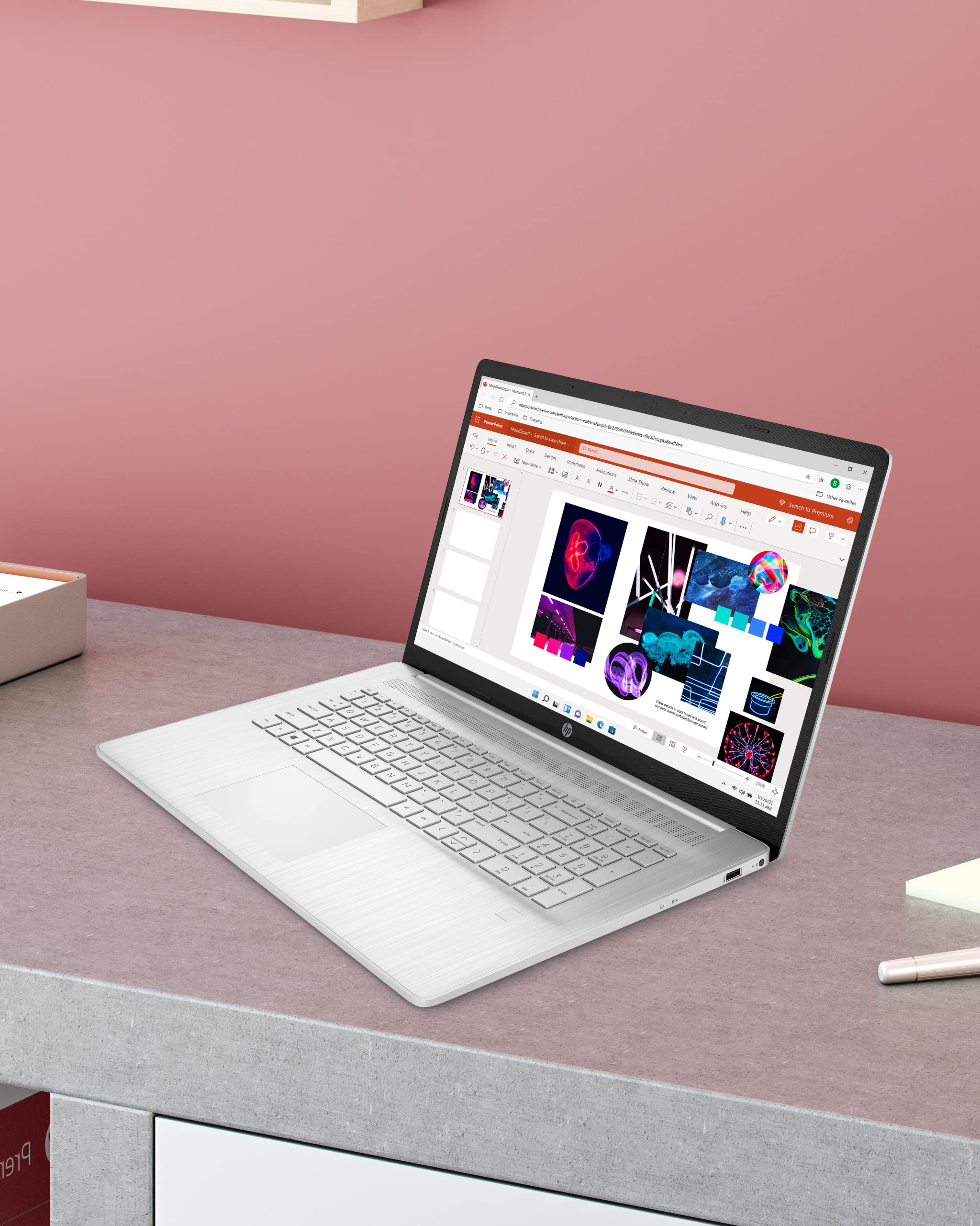 HP 17 Laptop PC, 11th Gen Intel Core i5-1155G7, 8 GB RAM, 512 GB SSD Storage, 17.3-inch Full HD IPS Display, Windows 11 Home, Anti-Glare Screen, Long Battery Life, Webcam & Mics (17-cn1020nr, 2021)