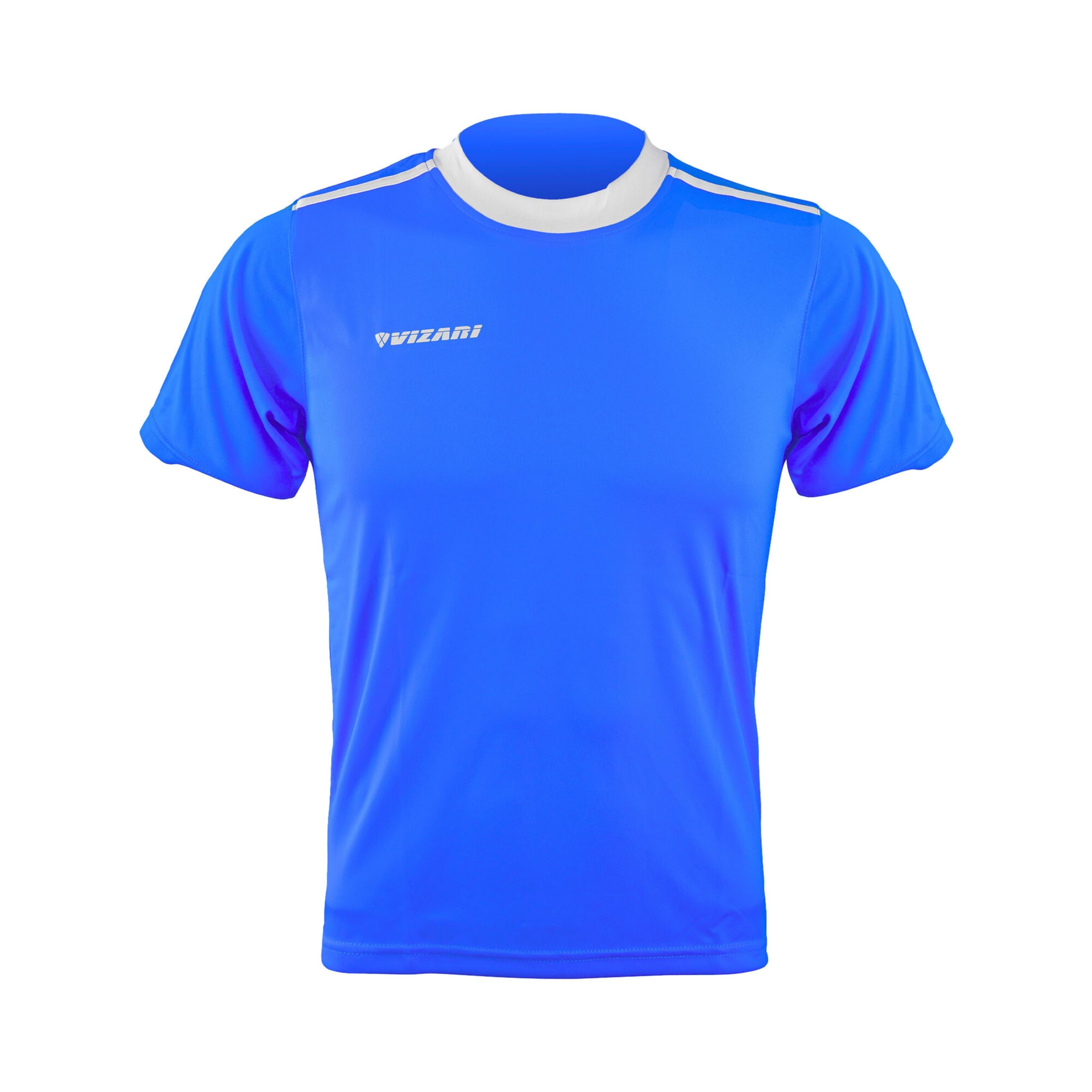 Vizari Velez Jersey for Men and Women | 100% Polyester Adult Soccer Goalie Jersey for Exceptional Performance Royal