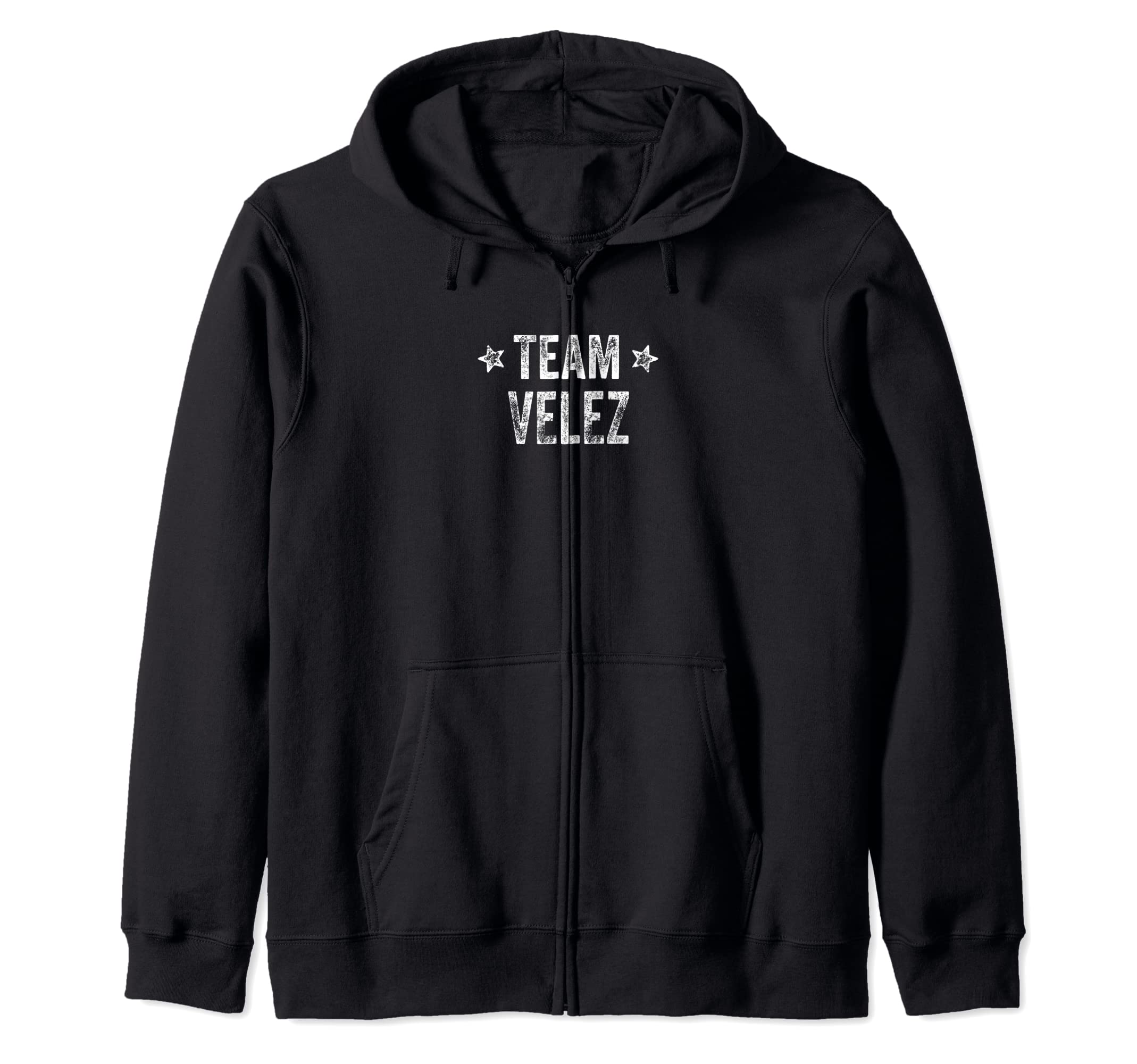 Team VELEZ - Last Name / Velez Family Member Surname Zip Hoodie