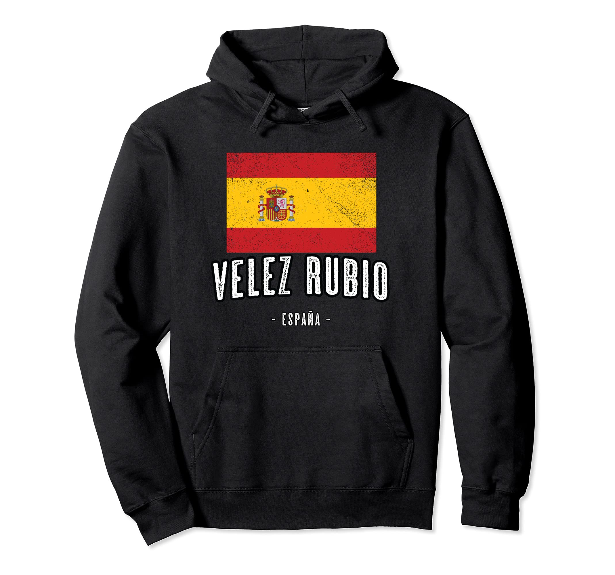 Velez Rubio Spain | ES Flag, City - Bandera Ropa - Pullover Hoodie