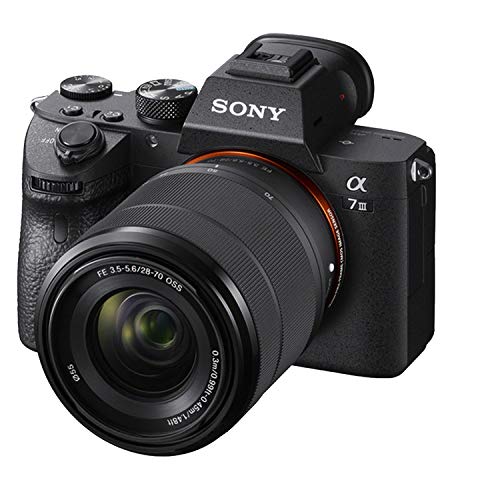 Sony a7 III Mirrorless Digital Camera 24MP w/ 28-70mmmm Lens ILCE7M3K/B + Spare Battery + SanDisk 64GB Extreme PRO SDXC UHS-I / V30 / U3 / Class 10, 170 MB/s Memory Card + More (28PC Bundle)