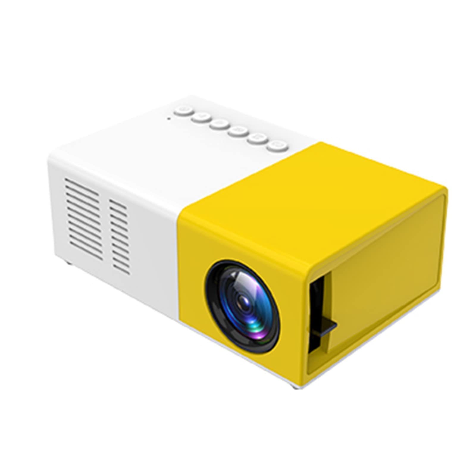 #kyEF3E Small Household Mini Projector Led Portable Projector Supports Hd 1080P Outdoor Mobile Power Supply