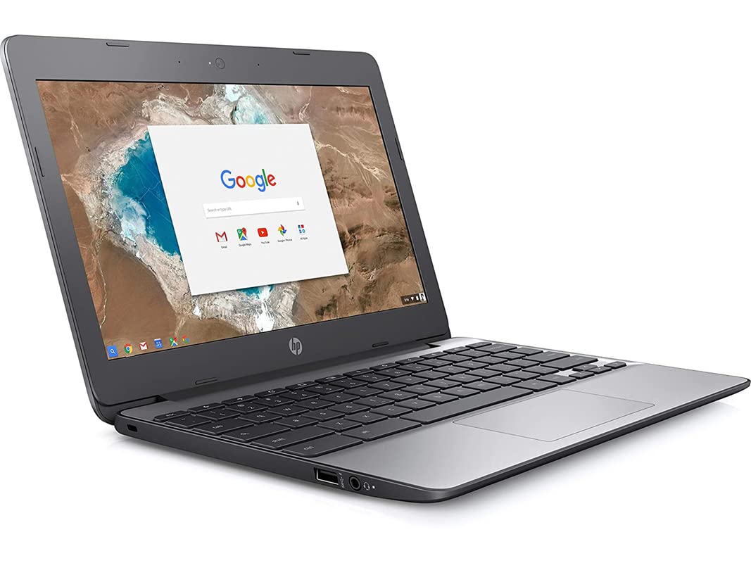 HP 2022 Chromebook 11.6" HD for Business and Student Laptop, Intel Celeron N3060 Processor, 4GB RAM, 48GB Storage(16GB eMMc+32GB MicroSD), Intel HD Graphics, Gray, Chrome OS