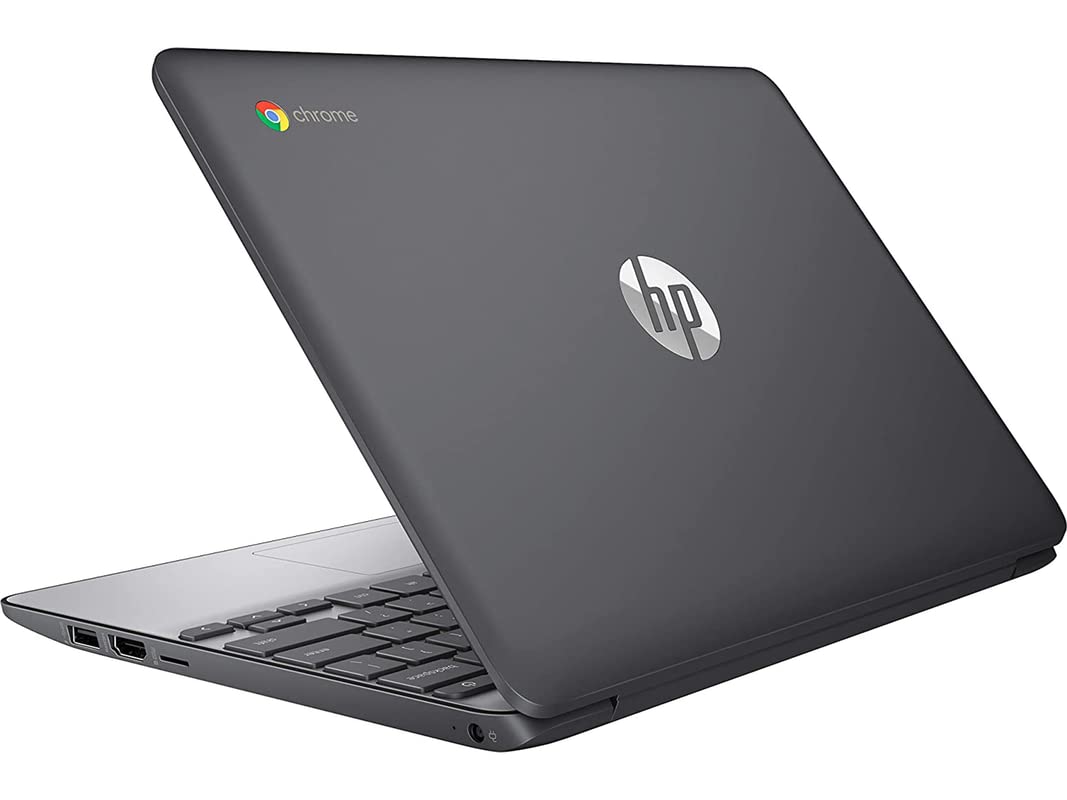 HP 2022 Chromebook 11.6" HD for Business and Student Laptop, Intel Celeron N3060 Processor, 4GB RAM, 48GB Storage(16GB eMMc+32GB MicroSD), Intel HD Graphics, Gray, Chrome OS