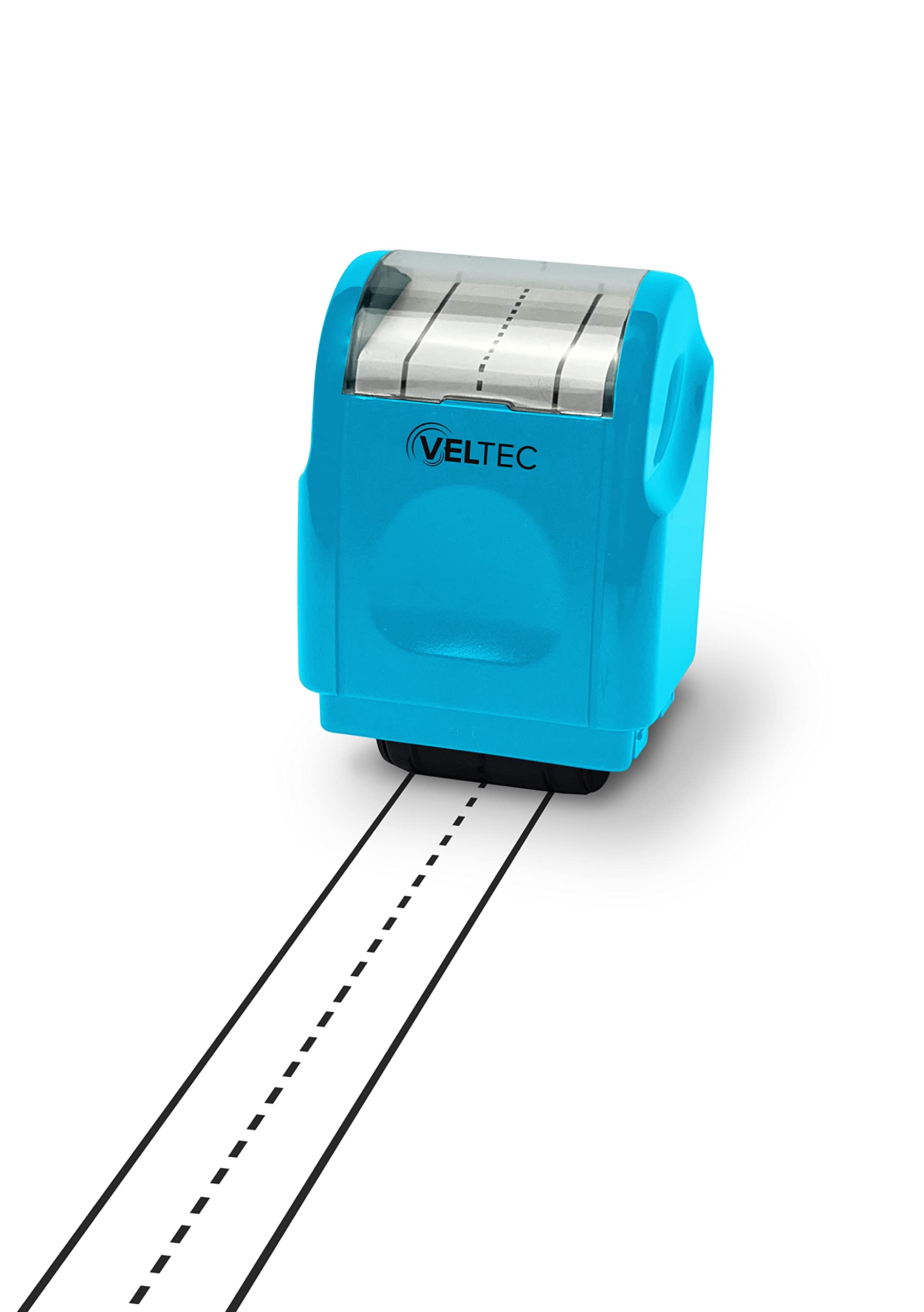 Veltec Dashed Handwriting Lines Practice Roller Stamp for Kids, Parents and Teachers (Light Blue)