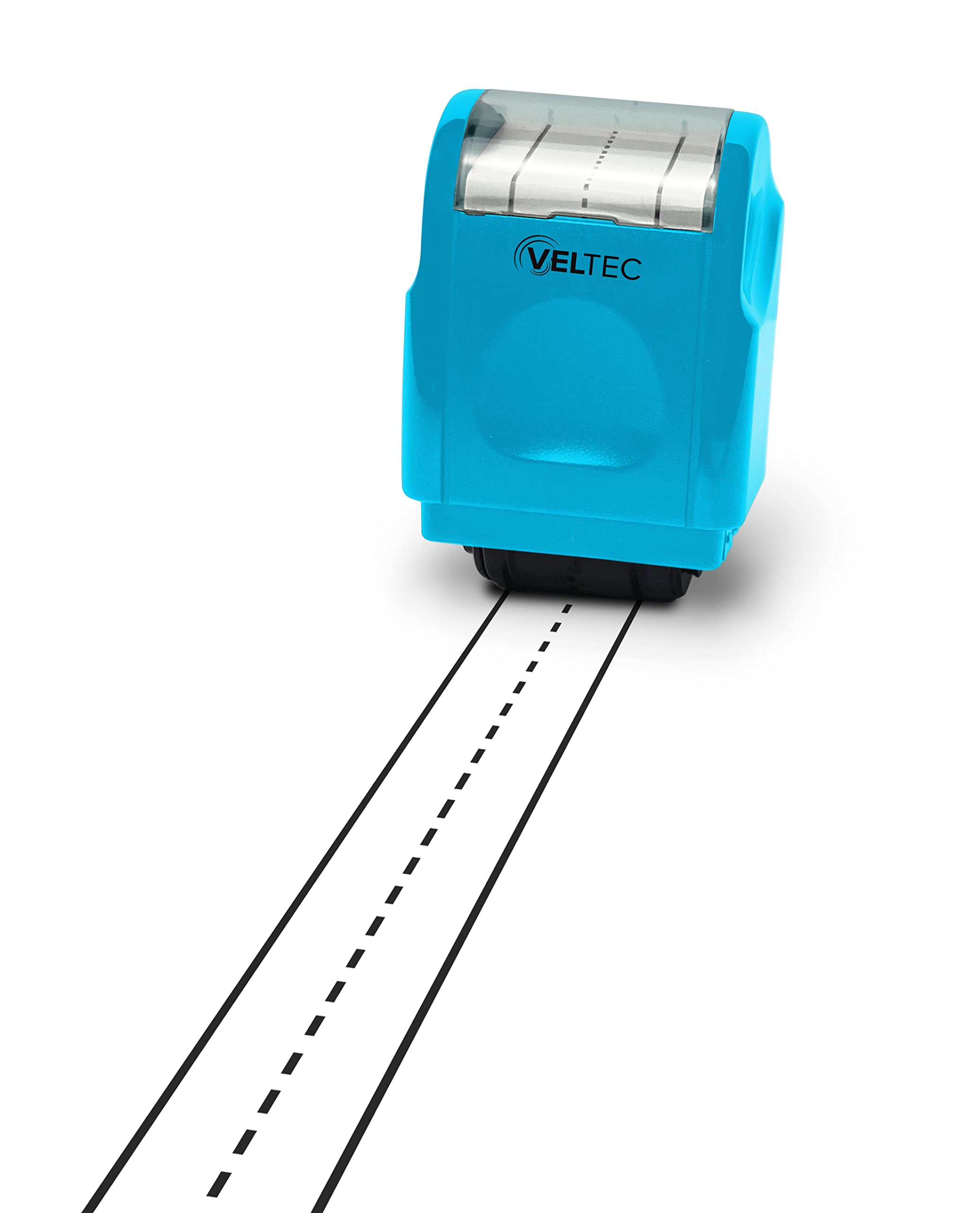 Veltec Dashed Handwriting Lines Practice Roller Stamp for Kids, Parents and Teachers (Light Blue)