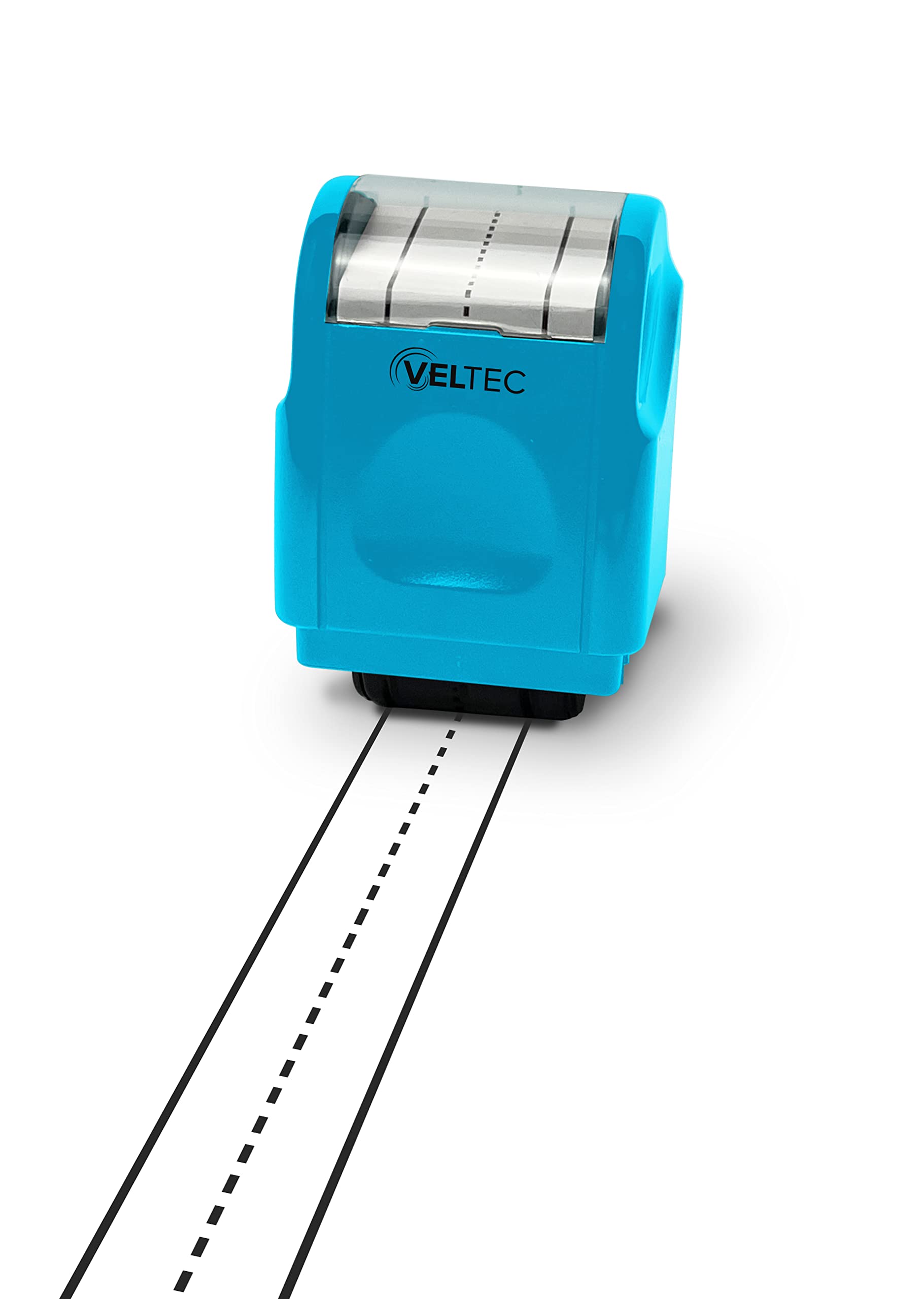 Veltec Dashed Handwriting Lines Practice Roller Stamp for Kids, Parents and Teachers (Light Blue)